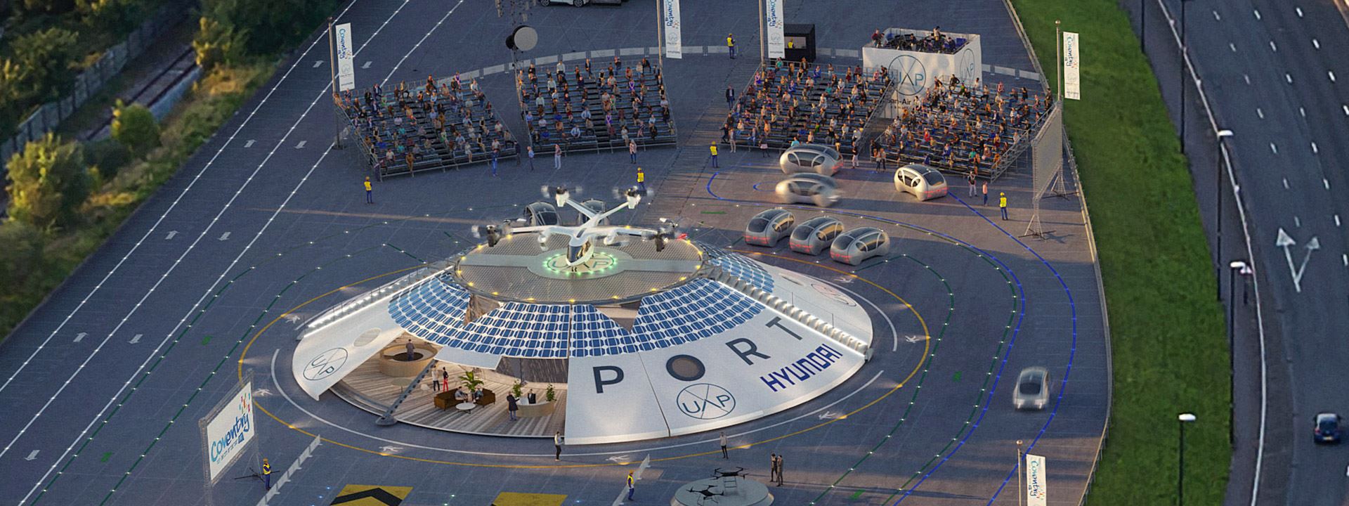 Hyundai partner in pop-up Urban Air Port voor elektrische transport- en ...