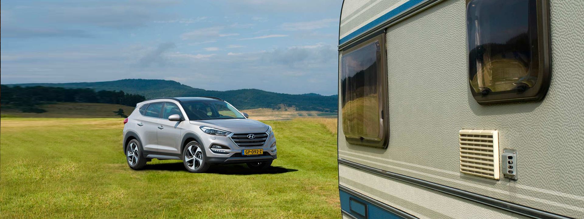 De Hyundai Tucson als caravantrekker